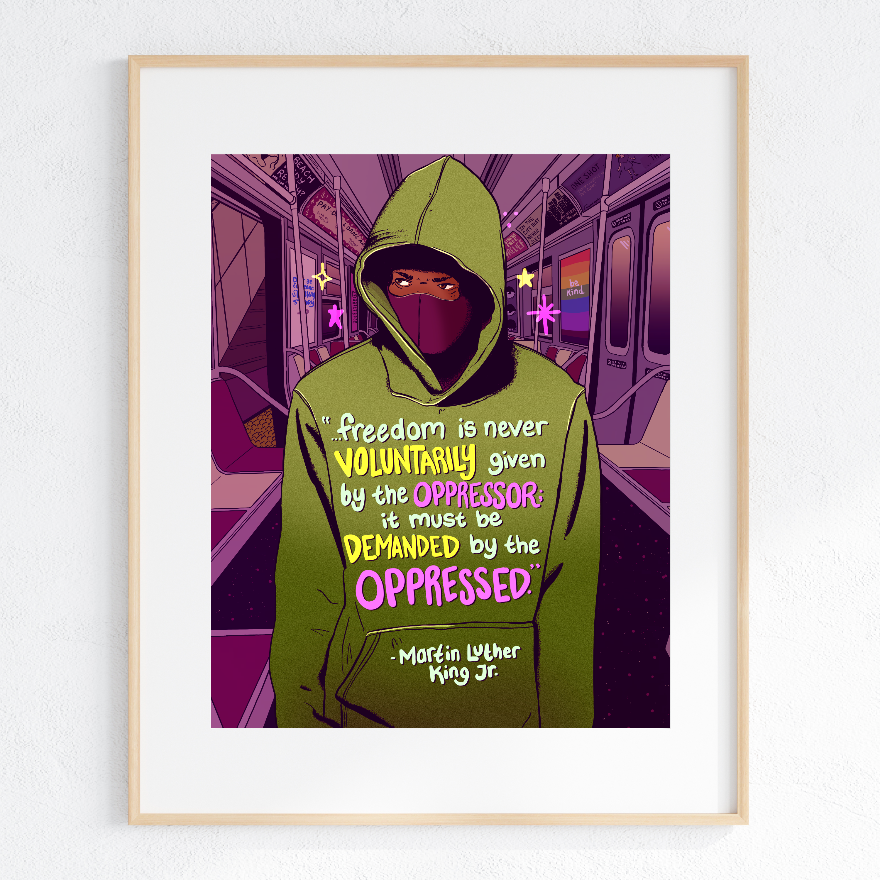 DIGITAL DOWNLOAD - Freedom is Not Given by The Oppressor - MLK ...